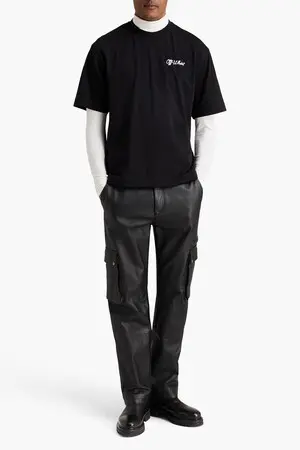 Off-White Printed Cottonjersey Tshirt - Black