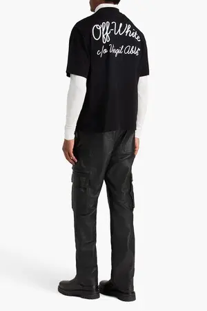 Off-White Printed Cottonjersey Tshirt - Black