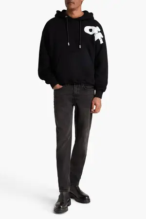 Off-White Printed Cotton-terry Hoodie