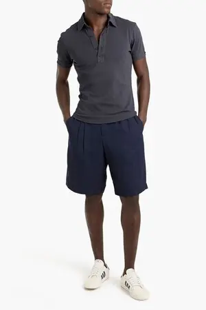 Orlebar Brown Sebastian Cottonpiqué Polo Shirt - Anthracite