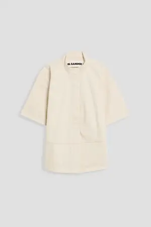 JIL SANDER Paneled Denim Shirt