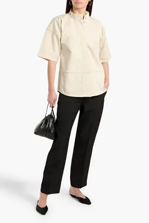 JIL SANDER Paneled Denim Shirt
