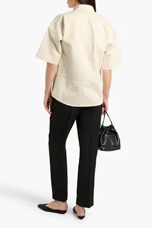 JIL SANDER Paneled Denim Shirt