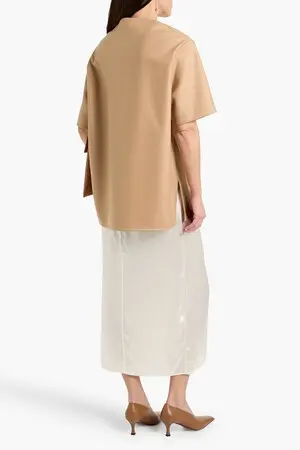 JIL SANDER Wool-flannel Top