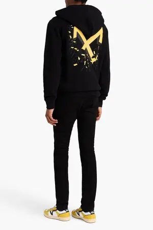 Off-White Printed French Cotton-terry Hoodie