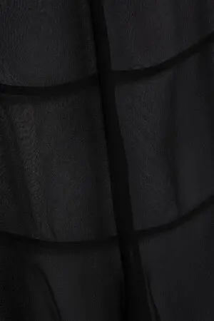 Simone Rocha Cape-effect Silk-chiffon Maxi Dress