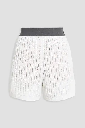 Brunello Cucinelli High Waisted Shorts For Women
