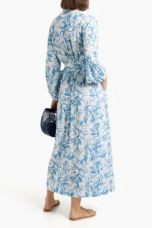 Melissa Odabash Rachel Printed Maxi Wrap Dress