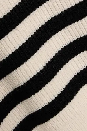 Maje Striped Jacquard-knit Sweater