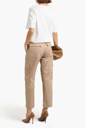 Brunello Cucinelli Cotton-blend Twill Cargo Pants - Sand