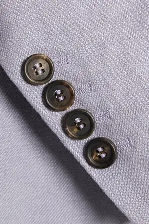 Brunello Cucinelli Hemp And Linen-blend Twill Blazer - Lilac