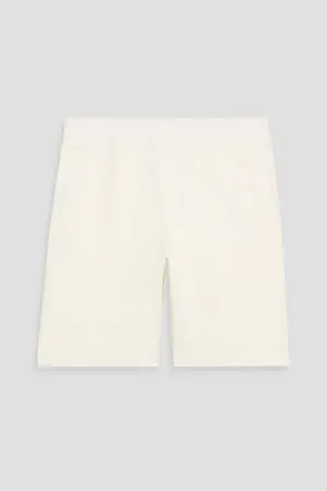Orlebar Brown French Cotton-terry Drawstring Shorts - Ecru