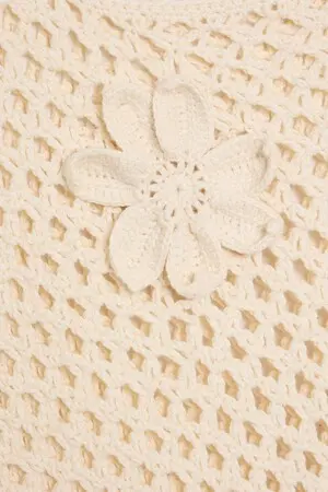 THE ELDER STATESMAN Crocheted Cotton Tunic