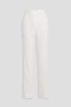 High Waisted Linen Blend Pants