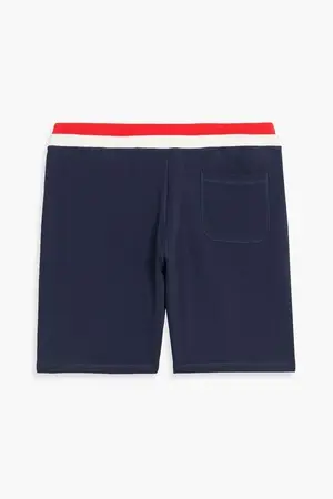 Orlebar Brown Afador Striped Cotton-terry Shorts - Navy