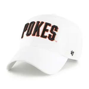 '47 Oklahoma State Cowboys Clean Up Adjustable Cap - White
