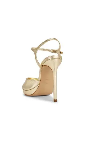 Schutz Scarlett Platform Sandal - Platinum