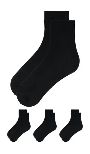 Commando Three-pack High Socks