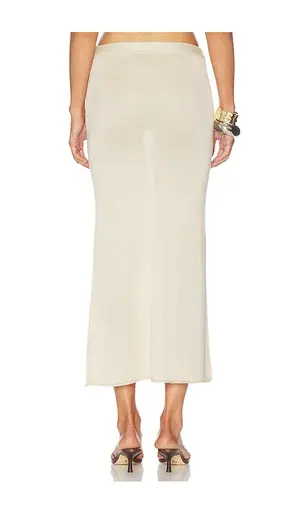 LA PORTE Sonya Knit Skirt - Champagne