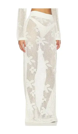 SNDYS. Terra Maxi Skirt - Cream