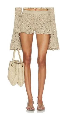 Tularosa Zaylee Open Stitch Short - Tan