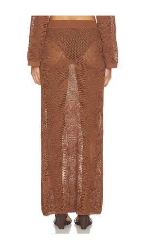 SNDYS. Terra Maxi Skirt - Mocha
