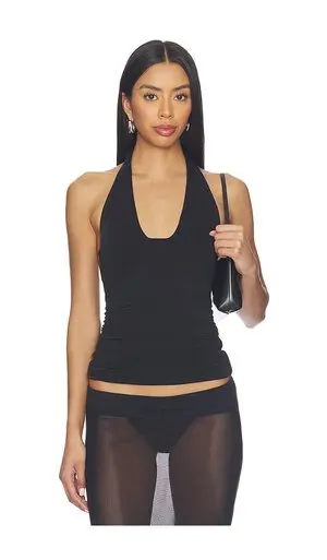 Rue Sophie Milou Halter Top - Black