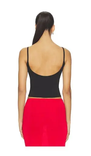 RAT BOI Scoop Back Crop Cami Top - Onyx