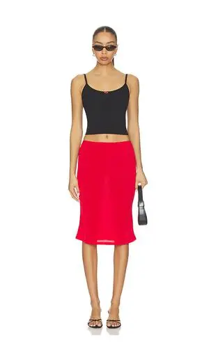 RAT BOI Scoop Back Crop Cami Top - Onyx