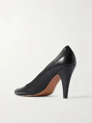 THE ROW Ornella Leather Pumps