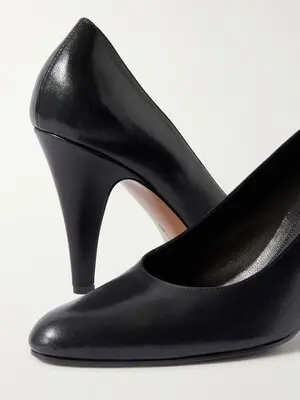 THE ROW Ornella Leather Pumps