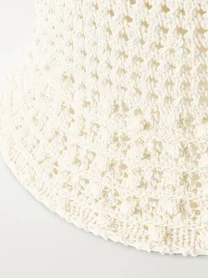 ERES Carats Crocheted Sun Hat - Neutrals