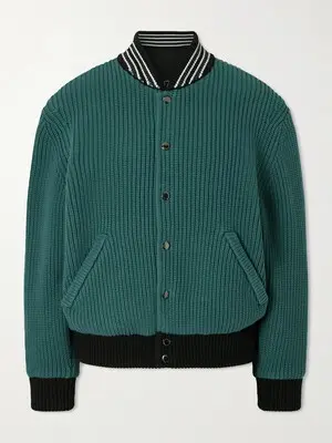 Aimé Leon Dore Reversible Knit Bomber