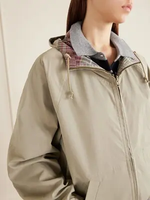 Aimé Leon Dore Hooded Reversible Checked Jacket