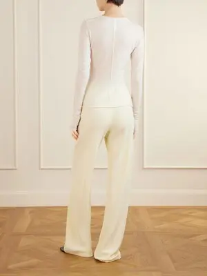 SKIMS Long Sleeve Cashmere Top - Neutrals