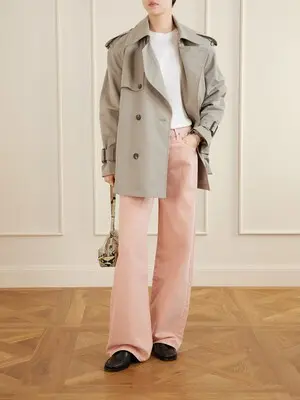 SLVRLAKE Mica Relaxed Low-rise Wide-leg Jeans