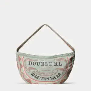 Ralph Lauren Canvas Newsboy Bag