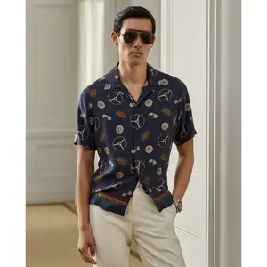 Ralph Lauren Printed Silk Camp Shirt