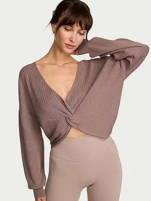 Women's Ribbed Drop Shoulder Sweaters
