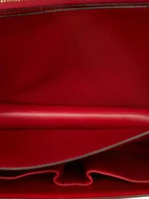 Celine 2017 Medium Classic Box Crossbody Bag - Red
