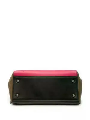 Celine 2014 Medium Tricolor Leather Edge Handbag