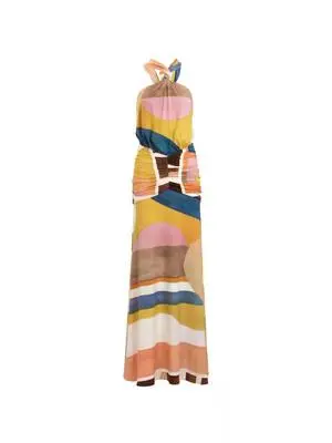 Silvia Tcherassi Jedda Abstract-print Maxi Dress