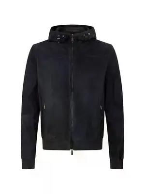 MOORER Hooded Bomber Jacket
