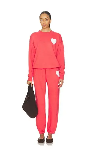 Sprwmn Heart Sweatshirt - Red