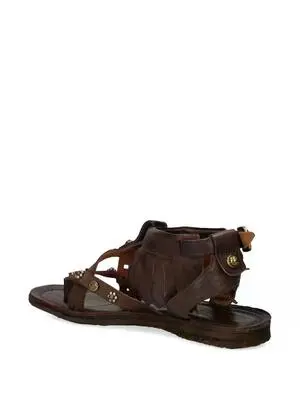 A.S.98 Fringed Studded Sandals