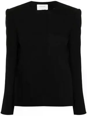 Sportmax Collarless Single-breasted Blazer