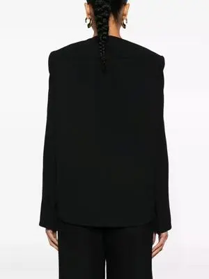 Sportmax Collarless Single-breasted Blazer