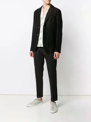 BERWICH Wool Blend Chinos With Rope Detail