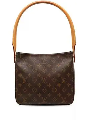 LOUIS VUITTON 2001 Monogram Looping Mm - Brown