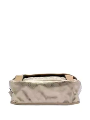 Gucci Gg Imprime Crossbody Bag - Gold